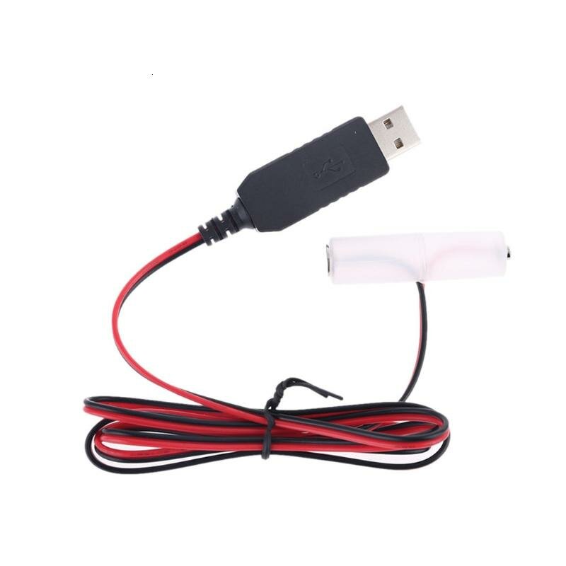 Адаптер USB-кабеля для батареек АА, 1.5V
