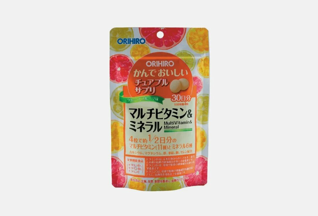 Orihiro MultiVitamin&Mineral Биологически активная добавка 120 шт
