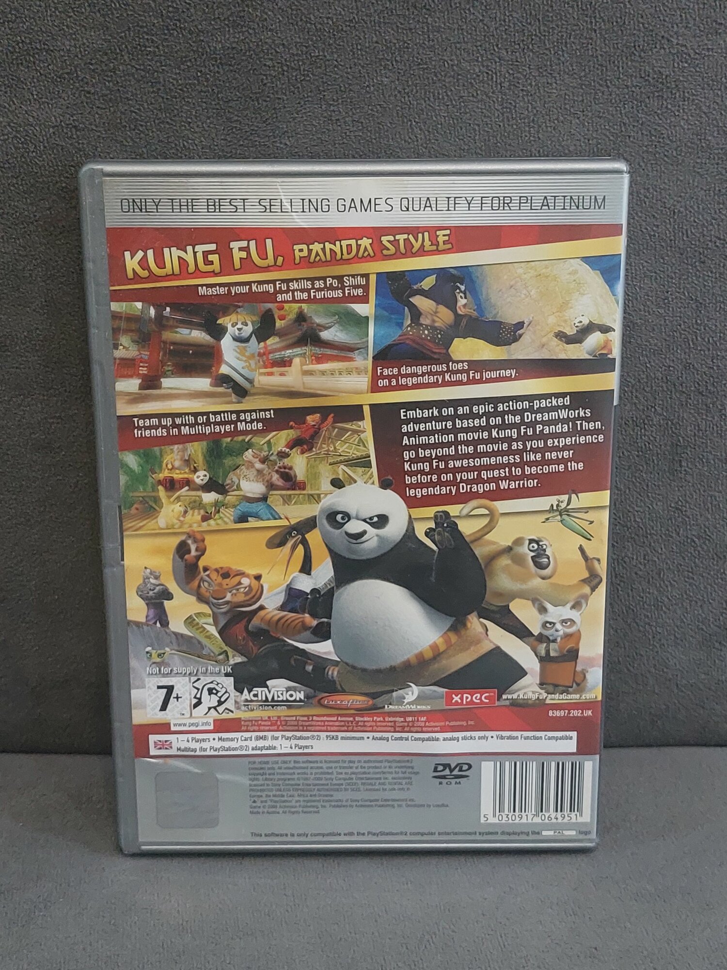 Видеоигра Kung Fu Panda PS2 — фото 1