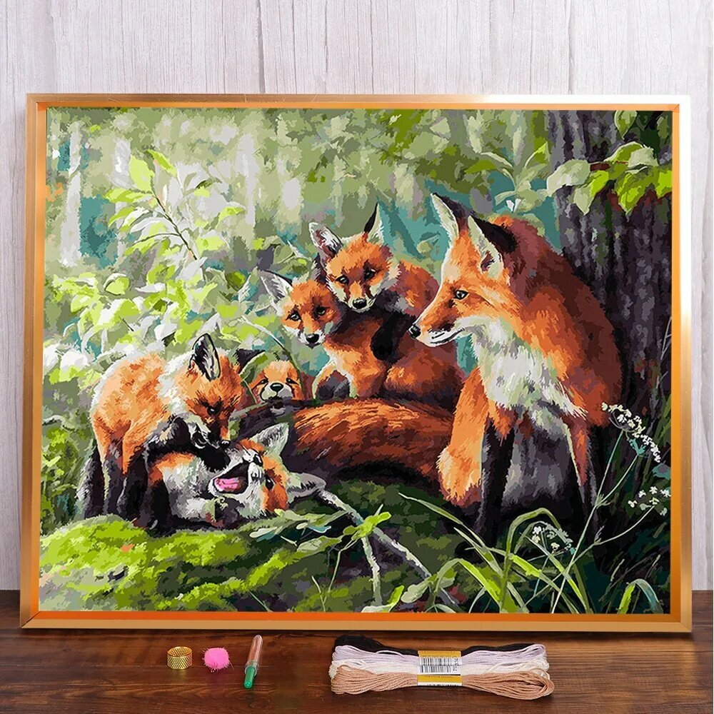 MEIAN Набор для вышивания,40x30CM,14CT