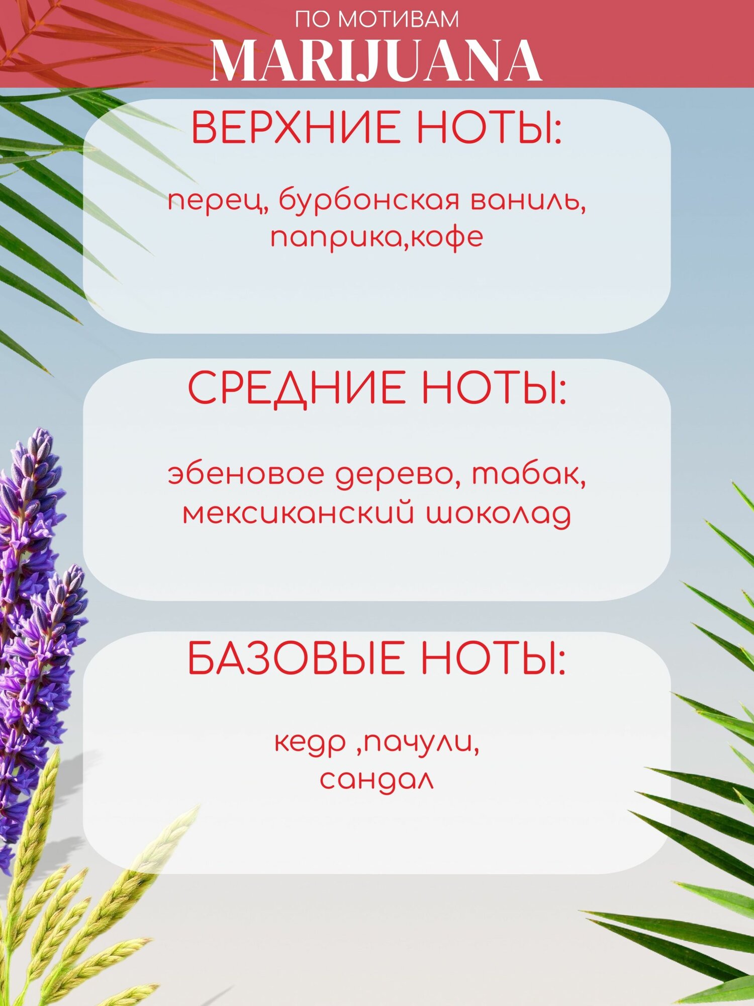 Парфюм Marijuana 30 мл — фото 1