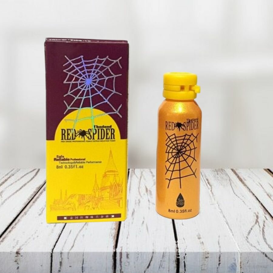 Женский возбудитель Тайский Красный Паук, Red Spider капли быстрого действия, афродизиак 8 мл x 8 шт