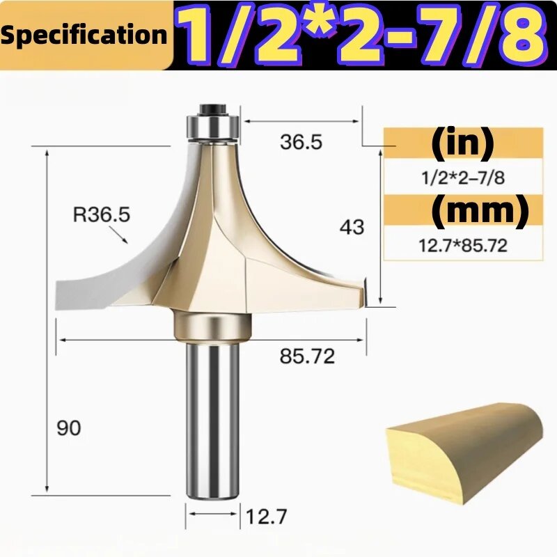 Фреза угловая VAYNE 1/2*2-7/8 Corner Rounding Bit