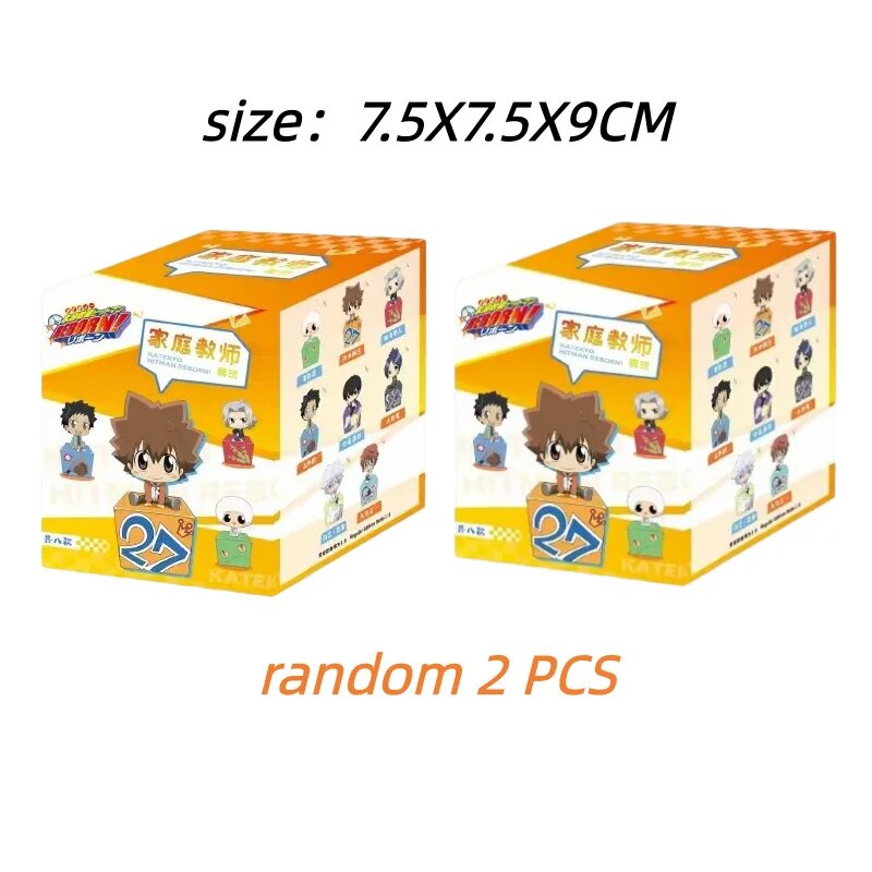 Мини-фигурки Bandai Katekyo Hitman Reborn 9 см 8 стилей Random 2pcs