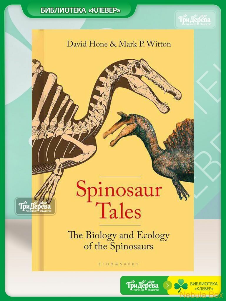 Книга "Spinosaur Tales" David Hone, мягкая обложка, Офсет, английский язык