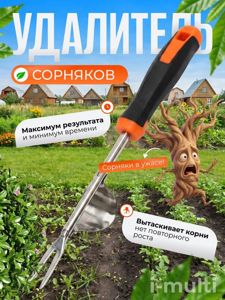 Корнеудалитель, рукоятьНержавеющая сталь, 6 см