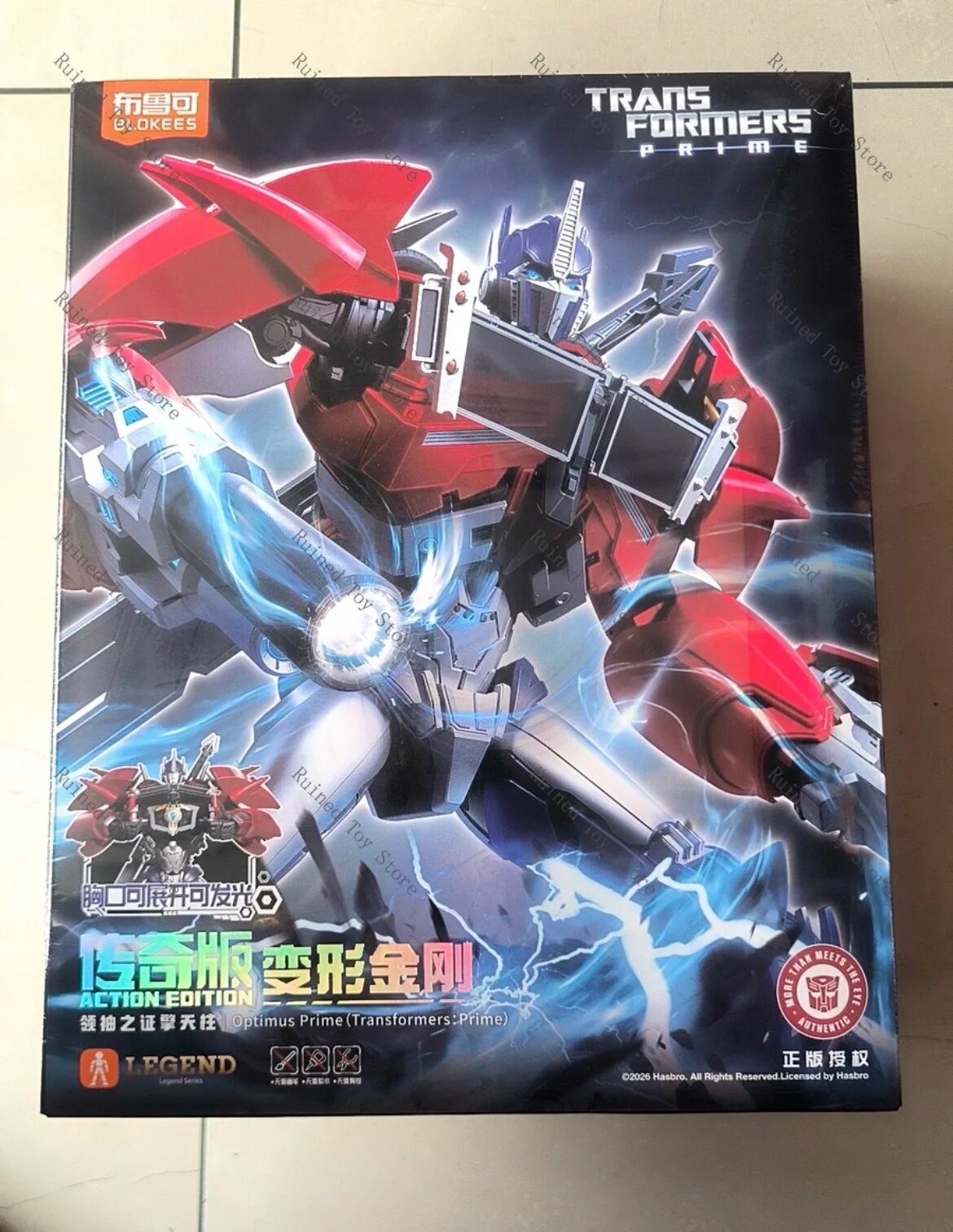 Модель-трансформер Bandai ACTION EDITION TFP Оптимус Прайм with box