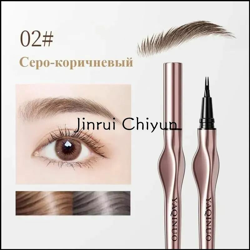 Двусторонний премиумкарандаш для бровей, водонепроницаемый и ультратонкий