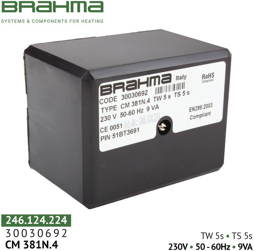 Блок управления горением Brahma CM381N.4 30030692