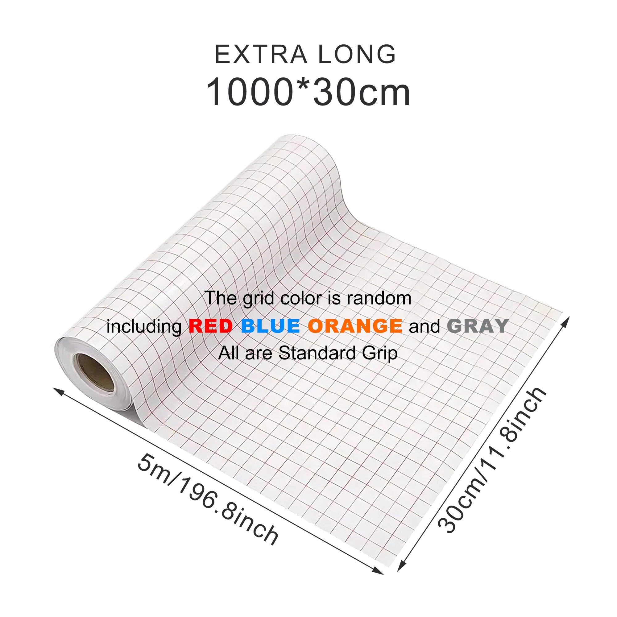 Прозрачная виниловая лента для переноса Parchment 30x1000cm