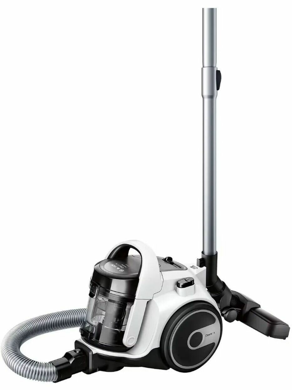 Пылесос для дом Bosch BGS05A222, с контейнером 1.5 л, 700 Вт, белый