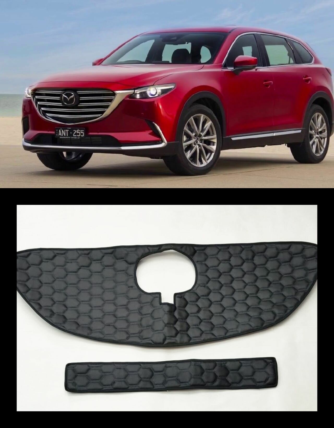 Утеплитель радиатора Экономия топлива MAZDA CX-9 Мазда ЦИкс9 (2016-2021) камера