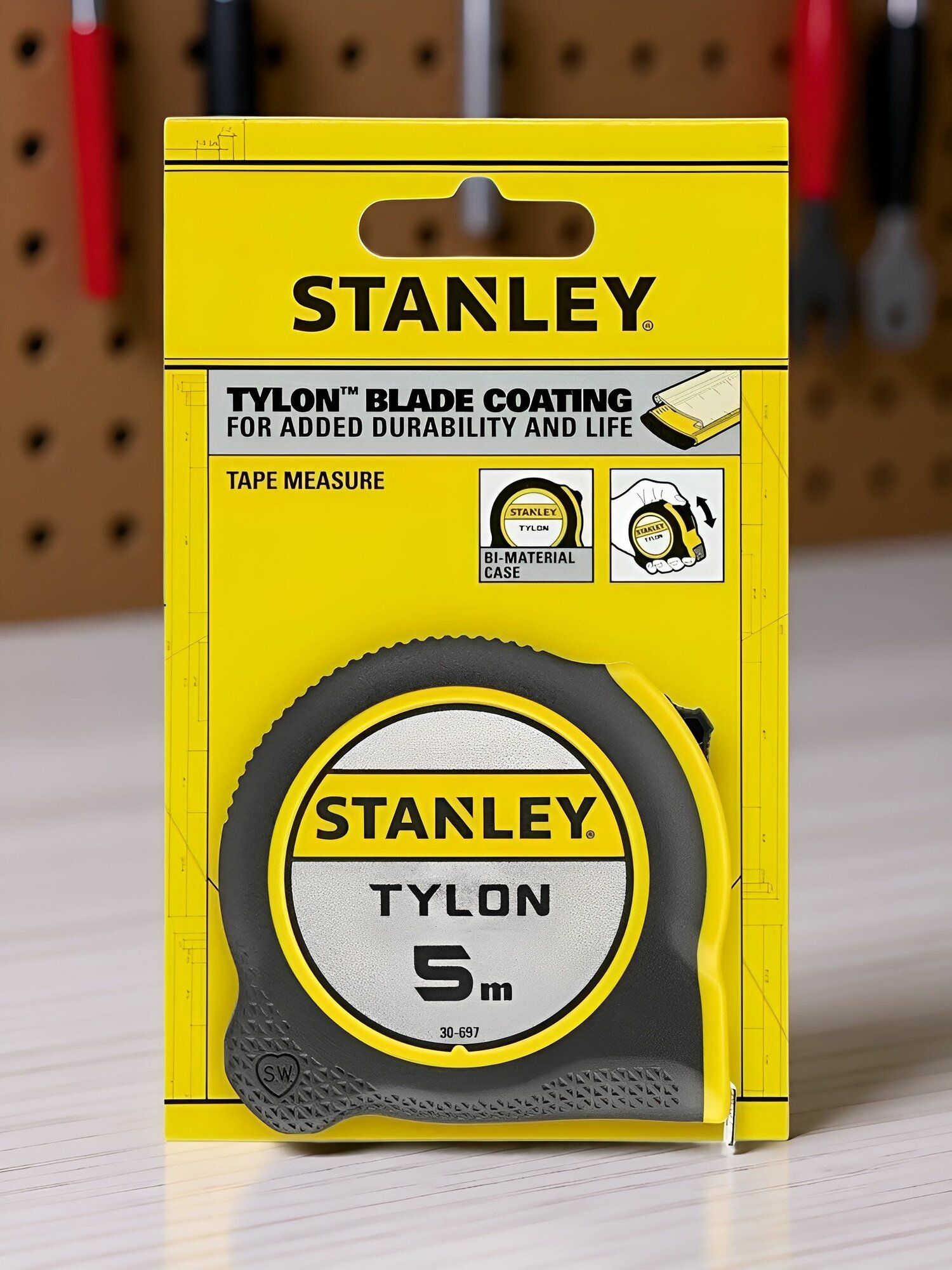 Рулетка Stanley 5м*19мм (нейлоновая)