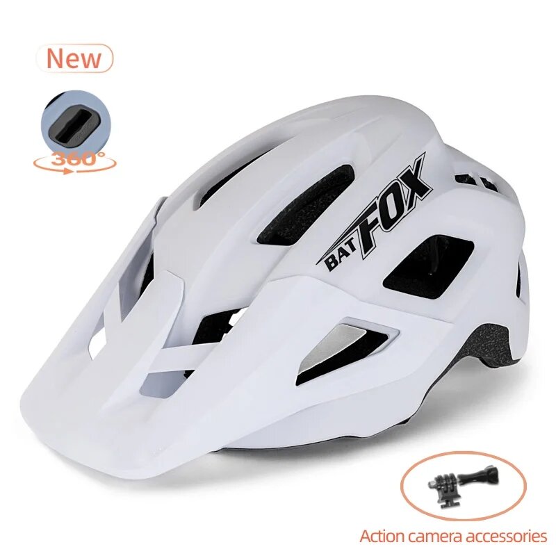 BATFOX MA057 Белый MTB шлем, размер M55-58cm