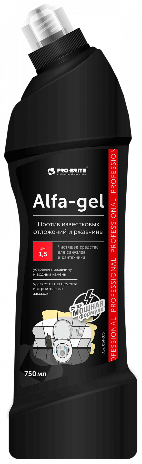 Чистящее средство Pro-Brite Alfa-Gel, гелеобразное, для унитазов и других поверхностей