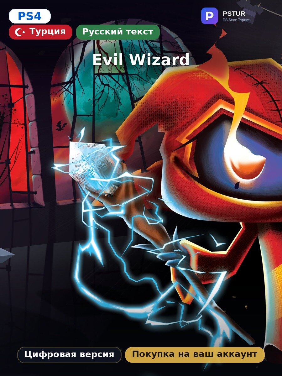 Evil Wizard PS4 — PlayStation Store Турция, цифровая версия