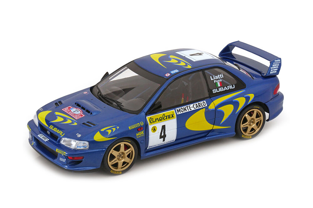 Модель коллекционная SOLIDO Subaru impreza 22B no 4 rally monte carlo 1997