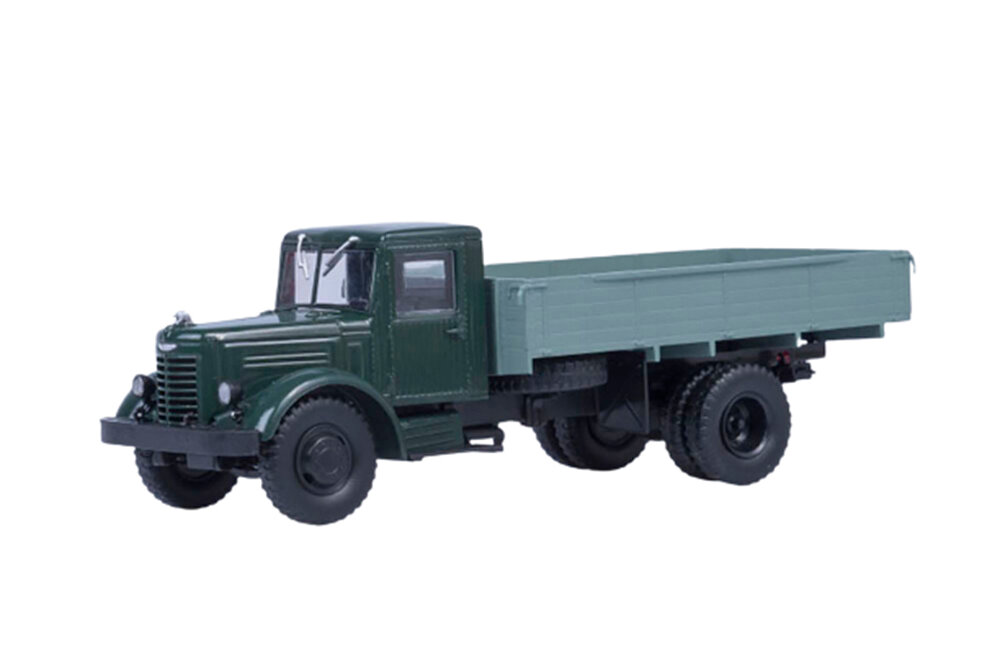 Модель коллекционная автоистория ЯАЗ-200 бортовой зелёный