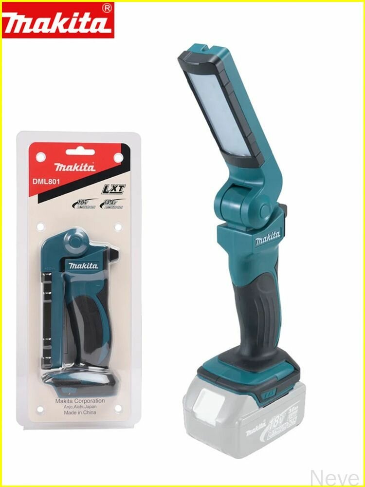 Makita DML801 14,4 В / 18 В LXT литий-ионный аккумуляторный светодиодный фонарь, без аккумулятора и зарядного устройства