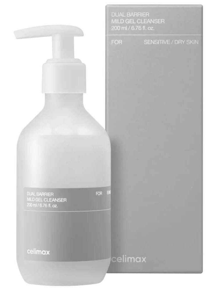 Celimax Dual Barrier Mild Gel Cleanser Гель-пенка для умывания с комплексом церамидов, 200мл