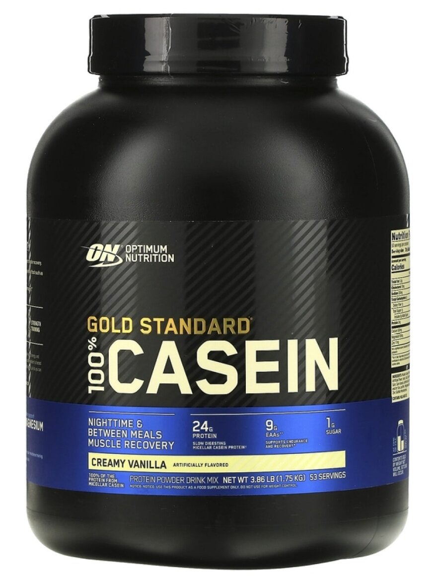 Протеин Optimum Nutrition Casein Protein 4lb - Creamy Vanilla 1820г