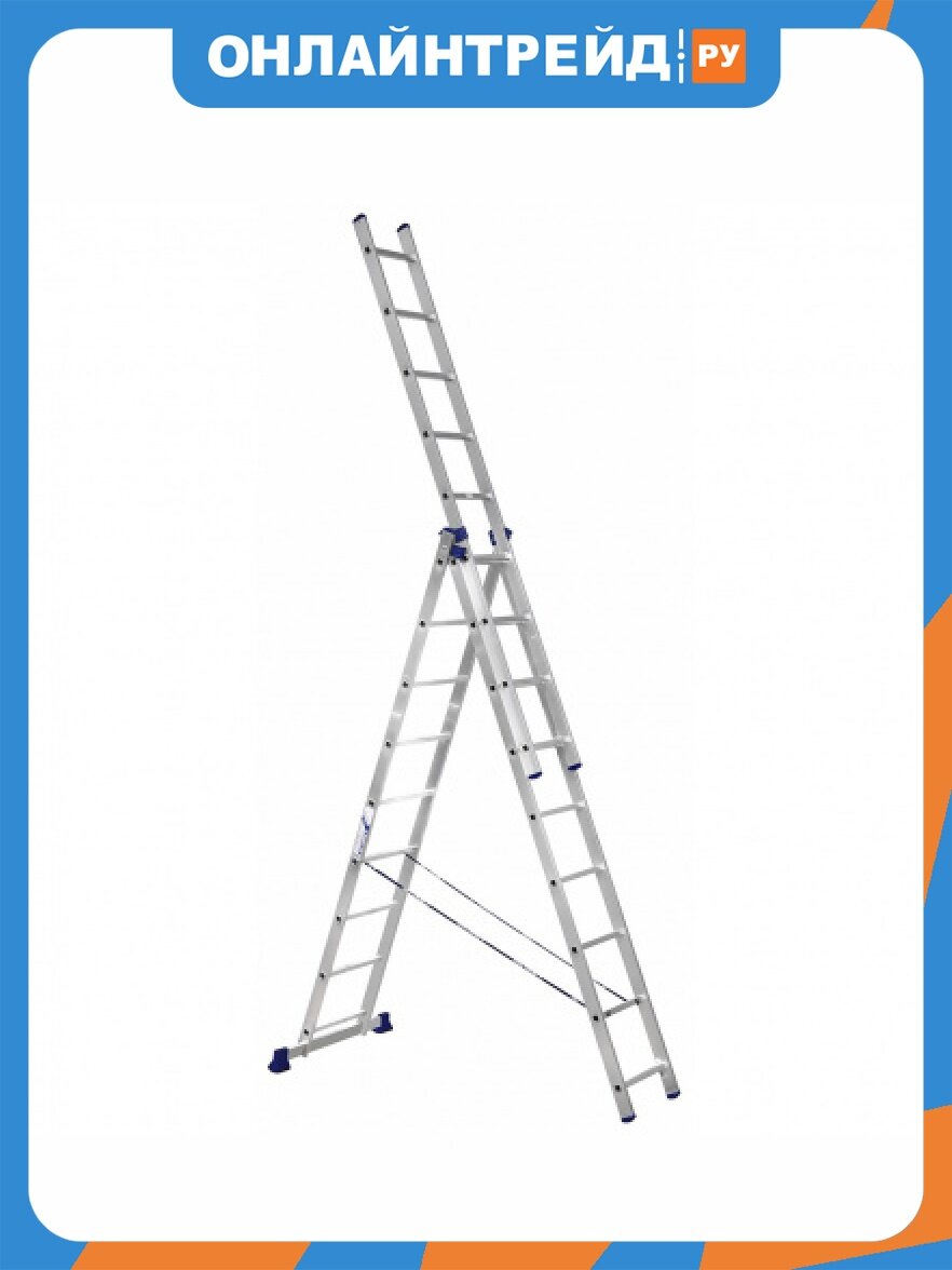Лестница Алюмет 3* 9 алюминиевая