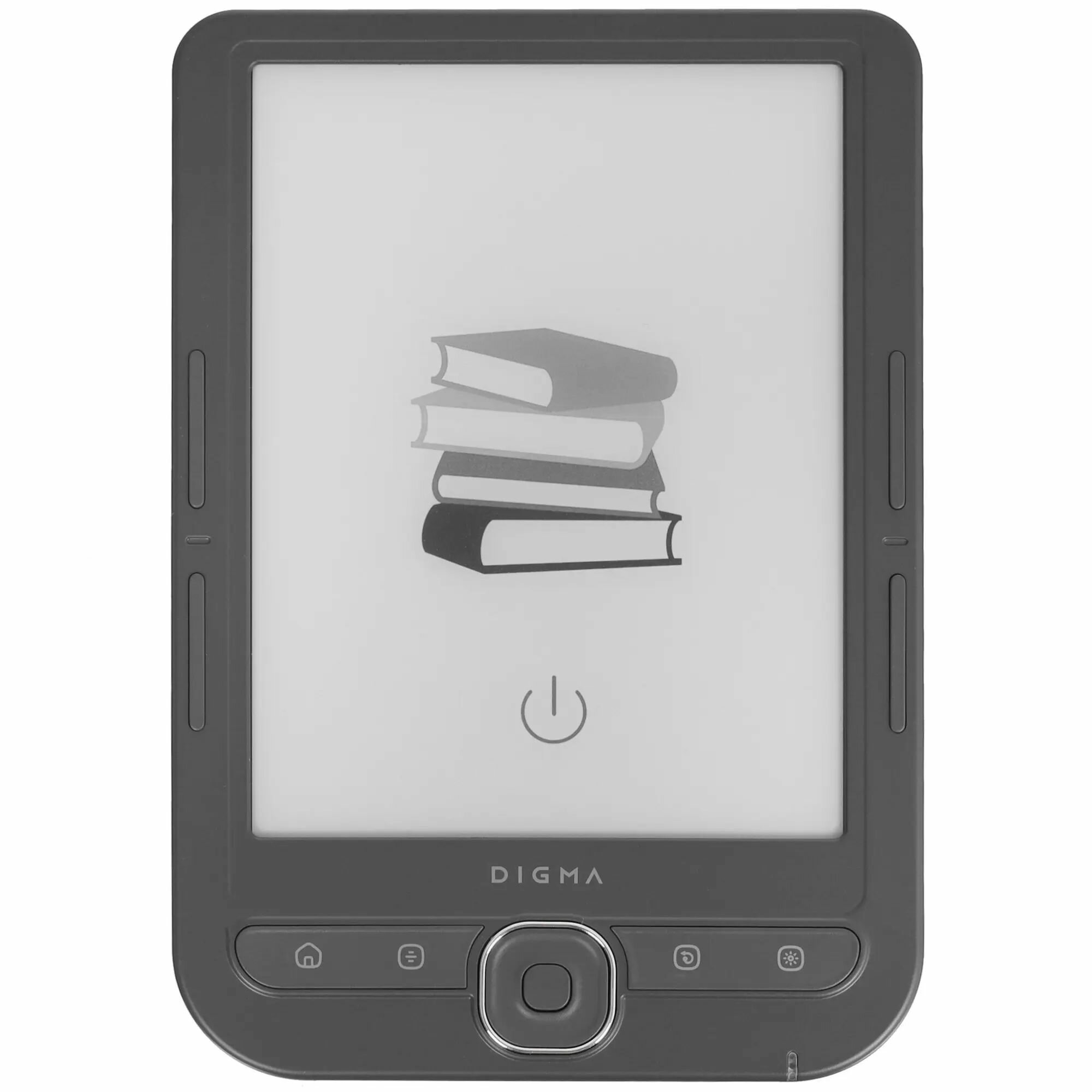 6" Электронная книга Digma syne (2135350) серый + чехол - 1024x758, E-Ink Pearl, подсветка, 1500 мА*ч