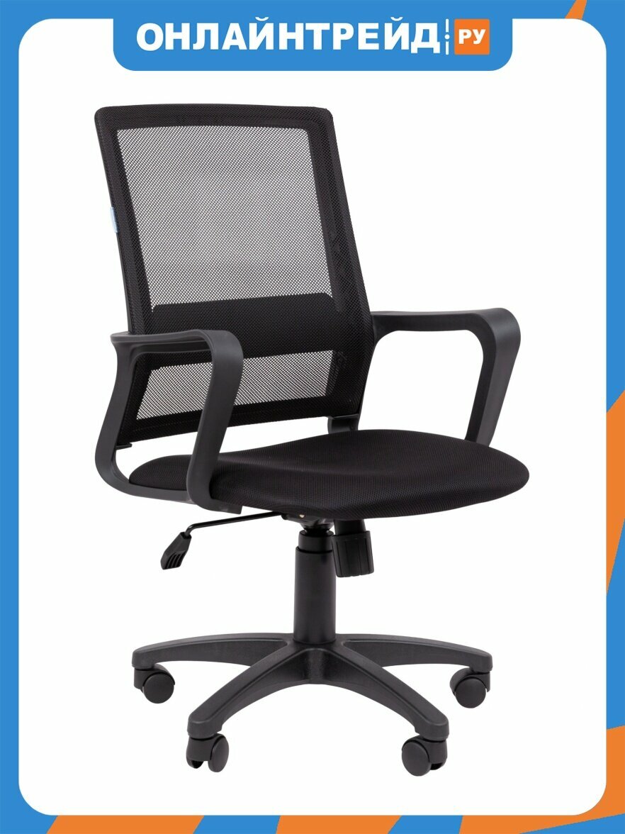 Кресло офисное Chairman 606 Россия TW-01 черный