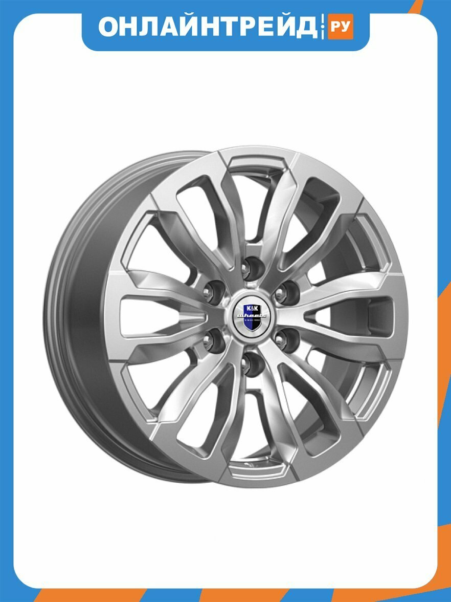 Диск K&k Меконг 7.5x18/6x139.7 D106.1 ET25 дарк платинум
