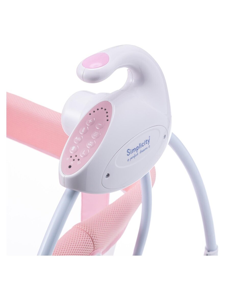 Колыбель-манеж Simplicity 4030 Auto Pink — фото 1