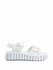 Босоножки Roger Vivier Embellishment platform sandals, размер 40, бежевый/белый