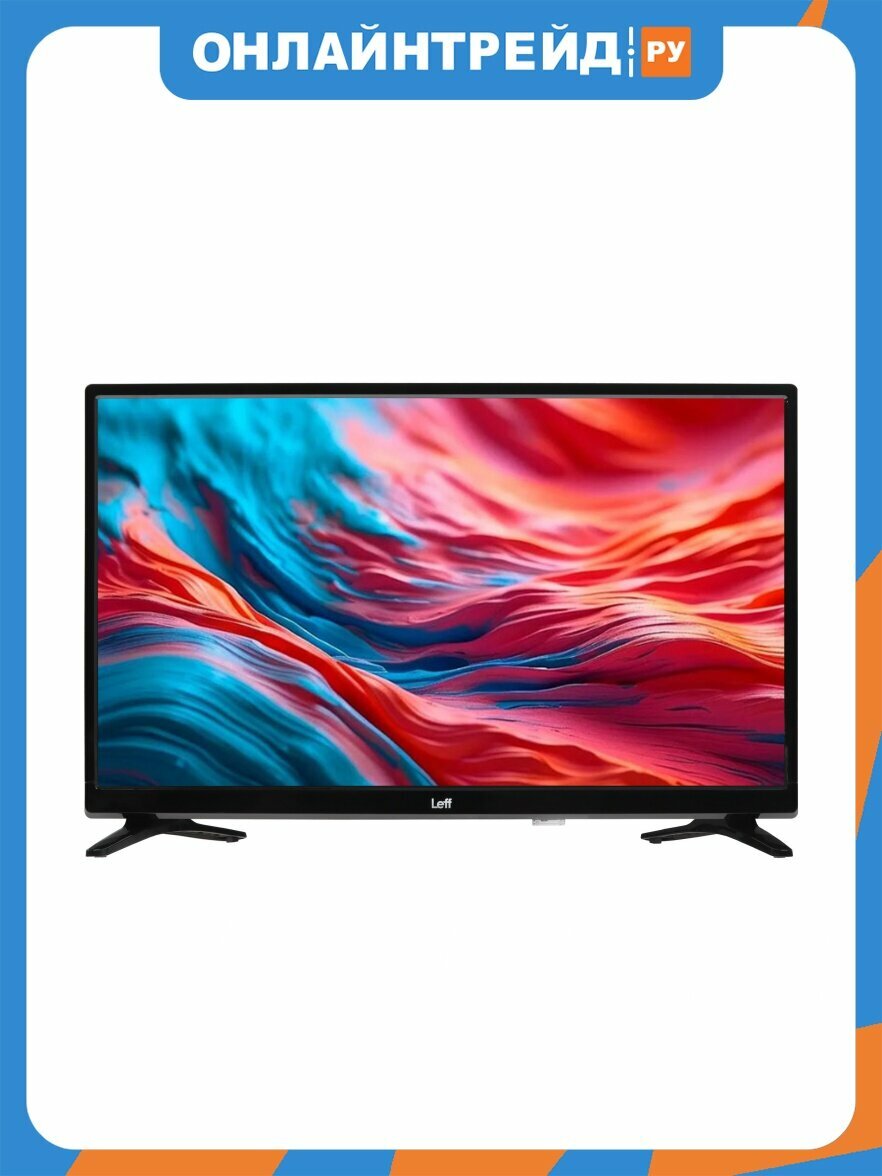 Телевизор Leff 24F690T, SALUT Smart TV, Full HD, черный