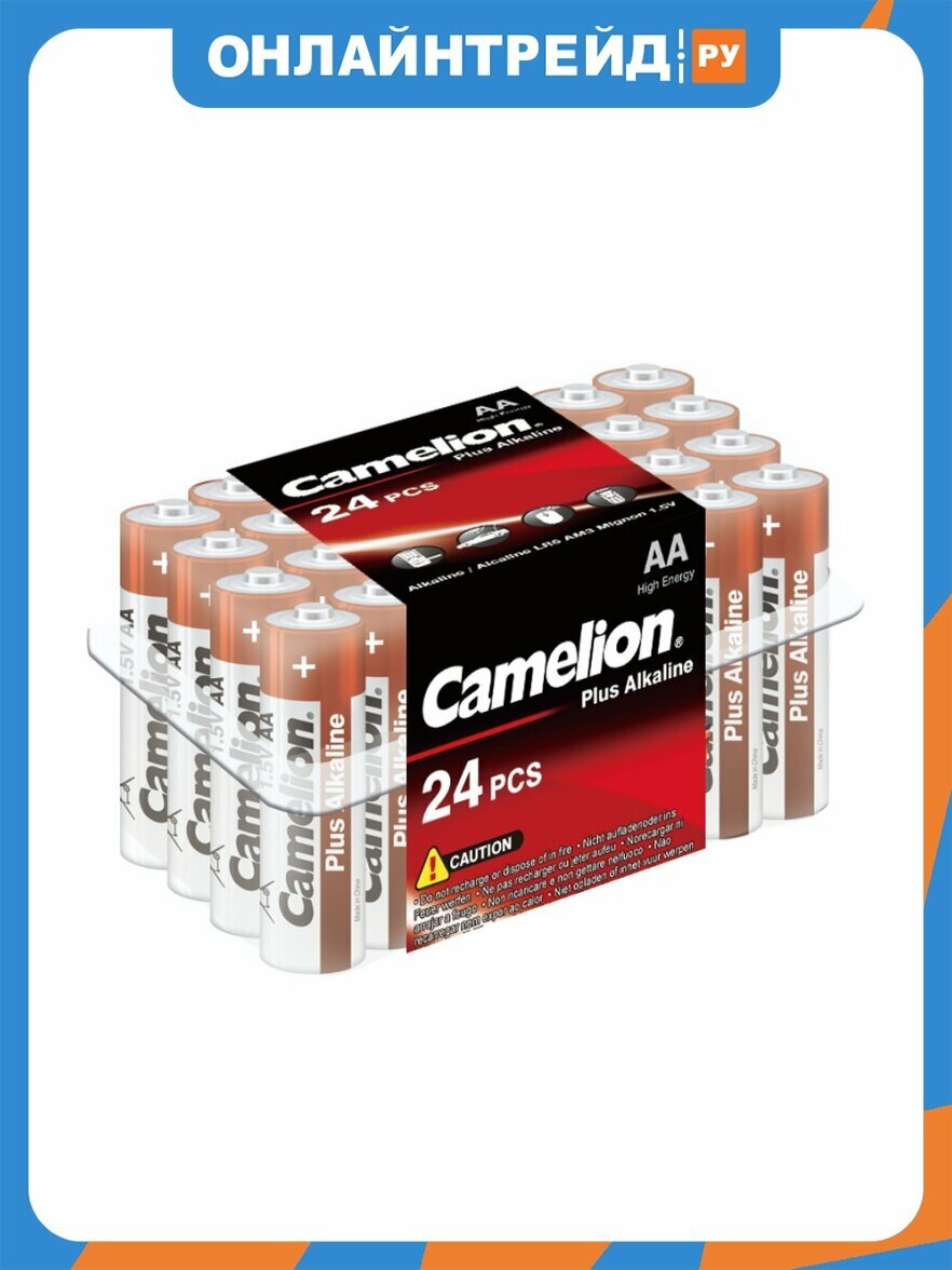 Элемент питания Camelion Plus Alkaline AA LR6 бл 24