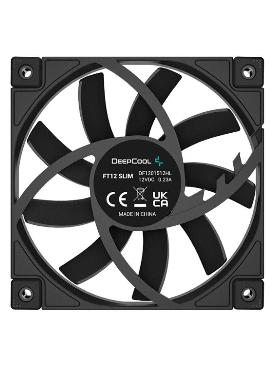 Вентилятор для корпуса Deepcool FT12 SLIM (R-FT12SLIM-BKWPN1-G) — фото 1