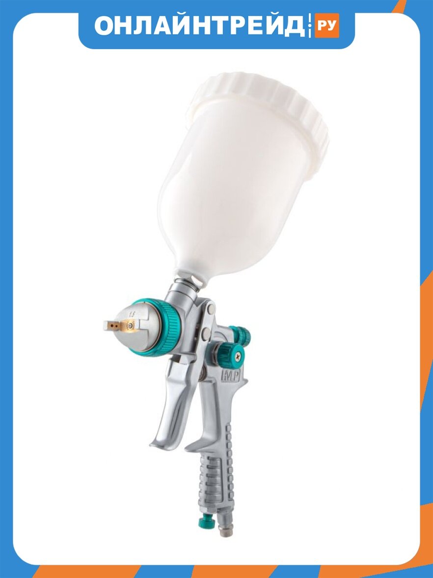 Краскораспылитель Stels Equipment Stels 57360 AG 801 HVLP, гравитационный, сопло 1.5мм и 1.8 мм