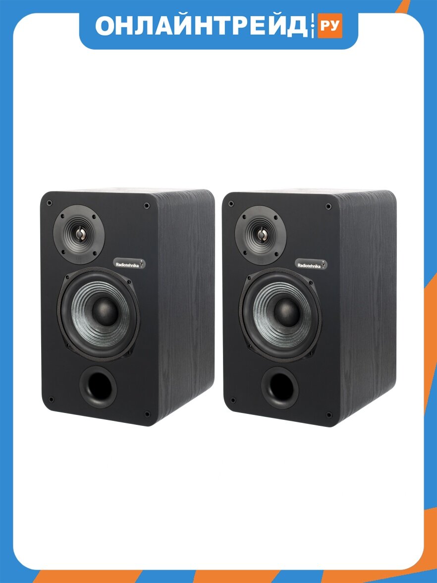 Полочная акустическая система Radiotehnika Sigma 1.01 Black Ash, пара