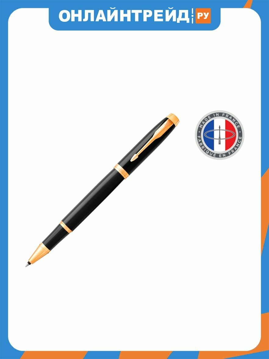 Ручка роллер Parker IM Core T321 (CW1931659) Black GT F чернила черн. подар. кор.