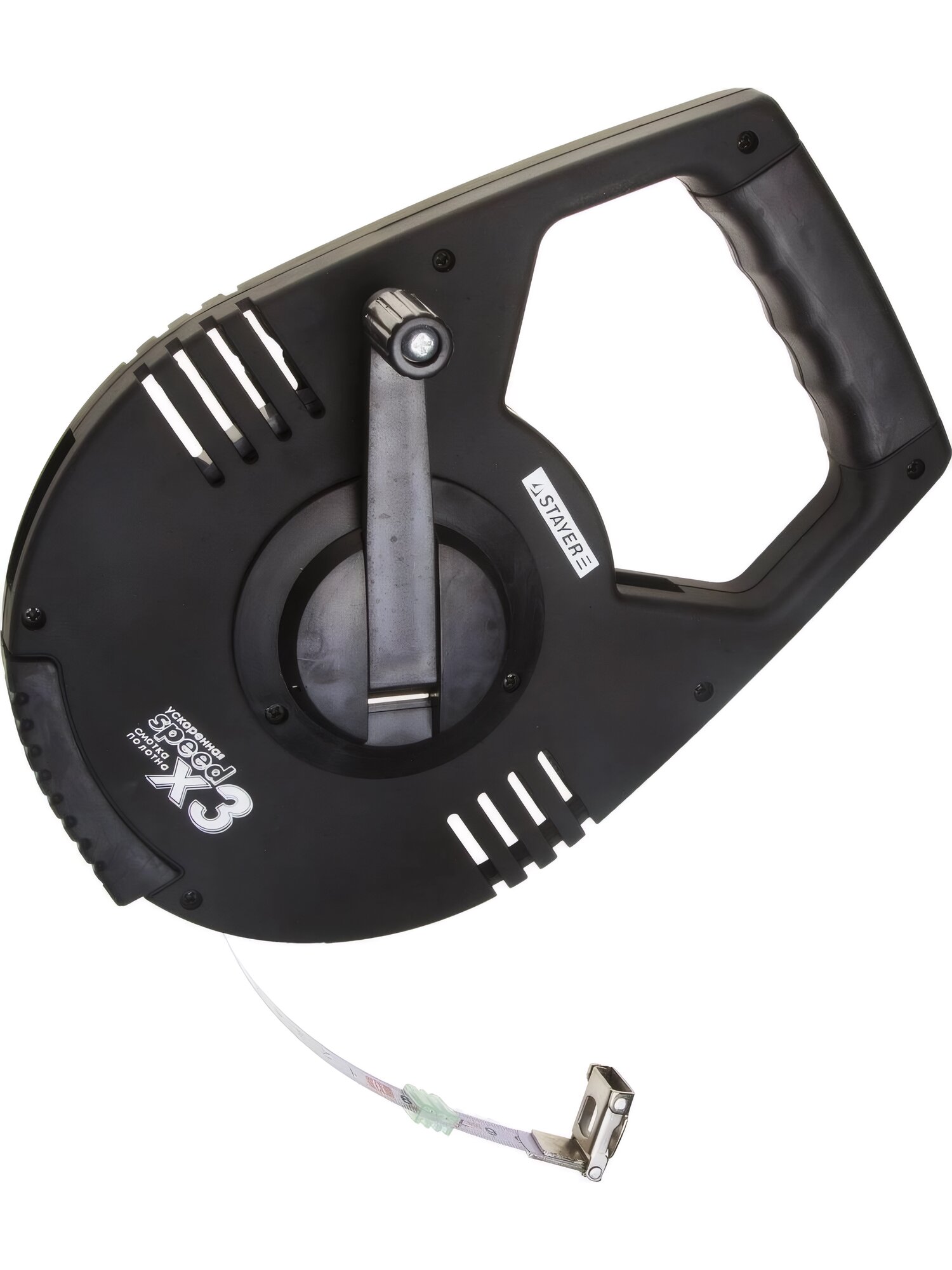 Геодезическая стальная мерная лента Professional STAYER Racer 50 м
