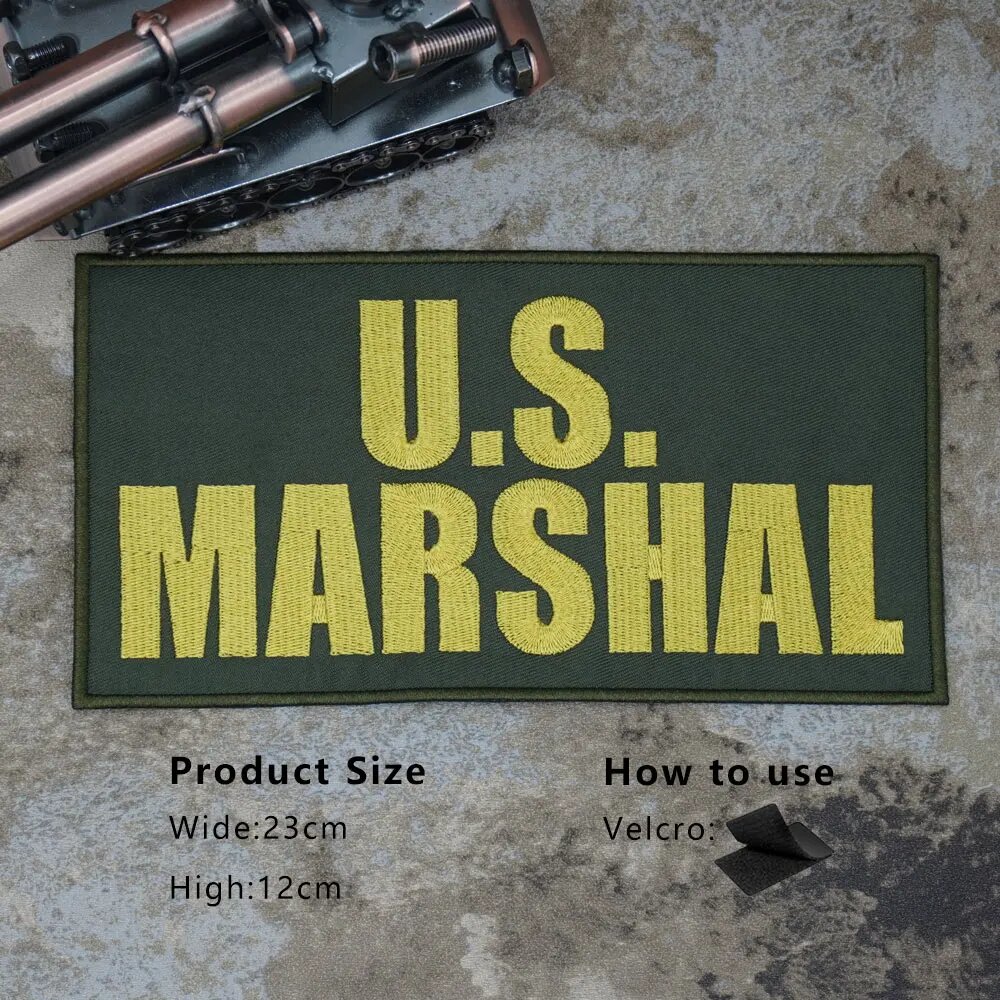 Тактическая нашивка U.S. Marshal, AA5-2 Velcro