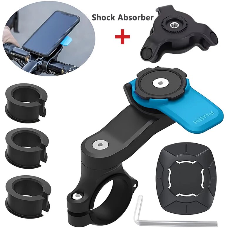 Держатель смартфона Quad Lock Blue с виброгасителем