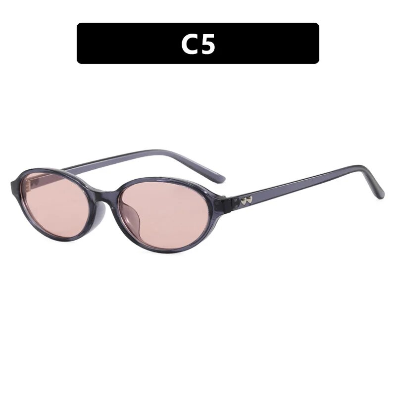 OLOEY овальные очки C 5-Transparent Purp, Customization