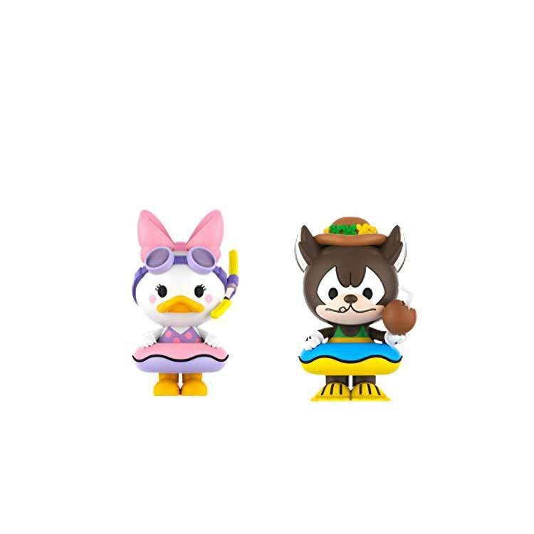 Коллекционные фигурки унисекс POP MART Карнавал у бассейна с Микки Маусом, Confirmed-Daisy+Pete (Open)