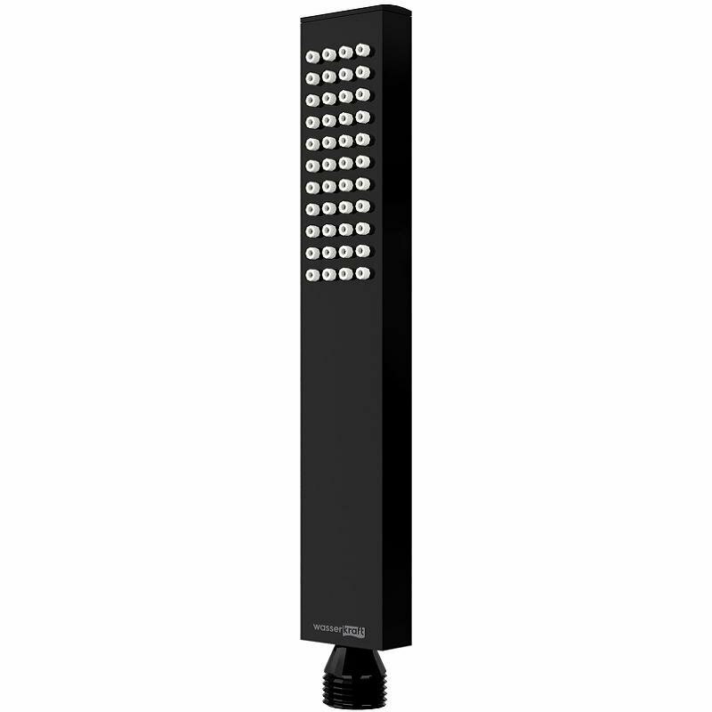 Душевая лейка WasserKRAFT Glan A209, черный глянцевый