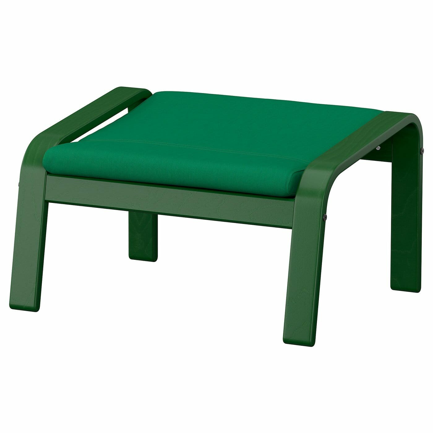 Пуф ikea po ng подножка, темно-зеленый, vissle g boki zielony 996.186.87