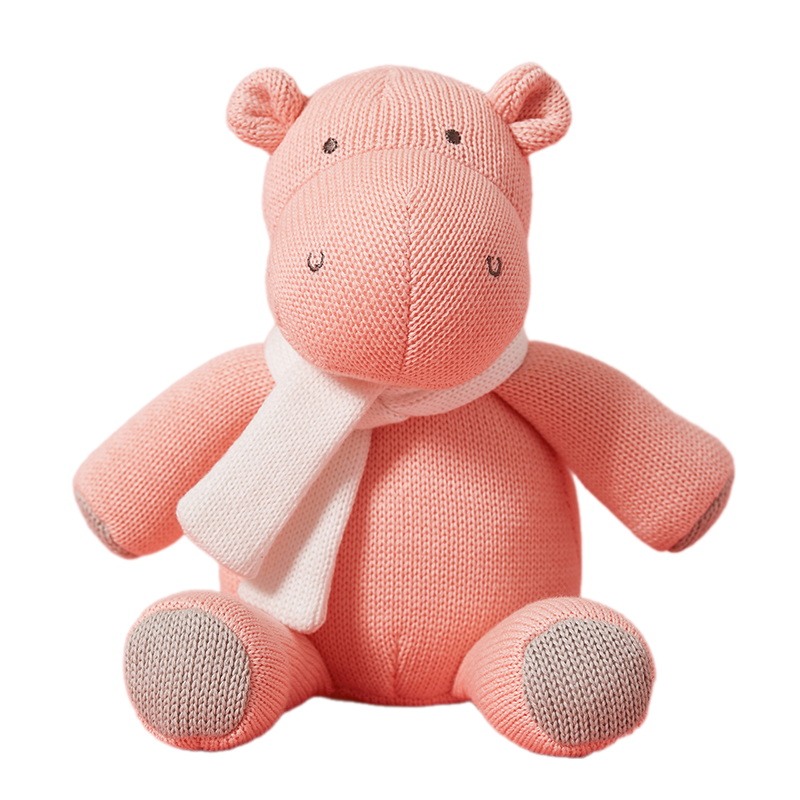 Мягкая плюшевая игрушка унисекс Softlife бегемот, 38CM EU, Pink Hippo