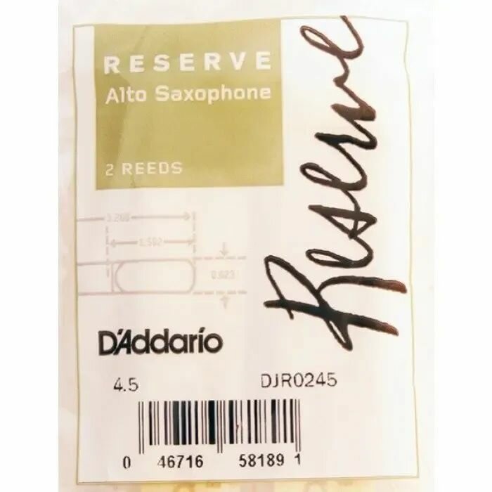 Трость для саксофона альт RICO Reserve DJR0245
