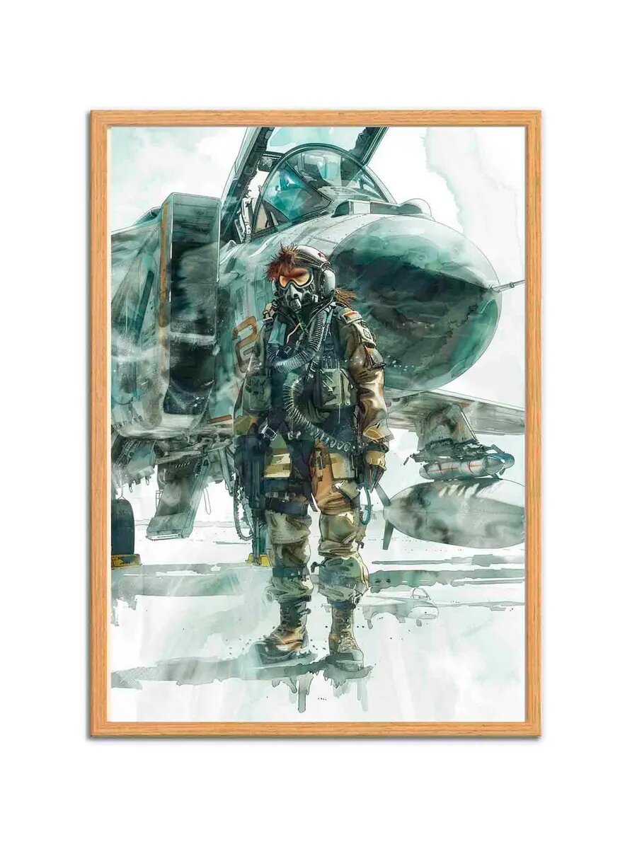 Пилот Медузы-чудовища 3, Плакат 30x42см