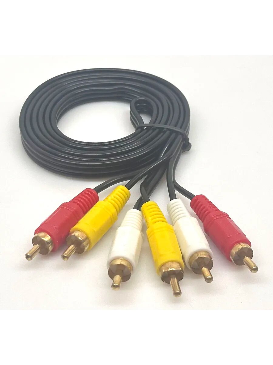 Кабель 3 RCA штекер - 3 RCA штекер 1.5 метра