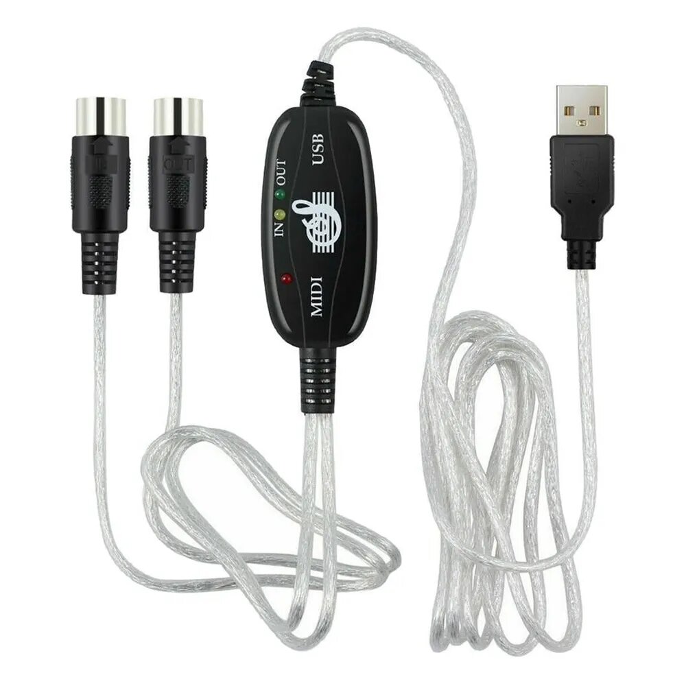 Аудиокабель USB Type-C/HDMI, черный, белый