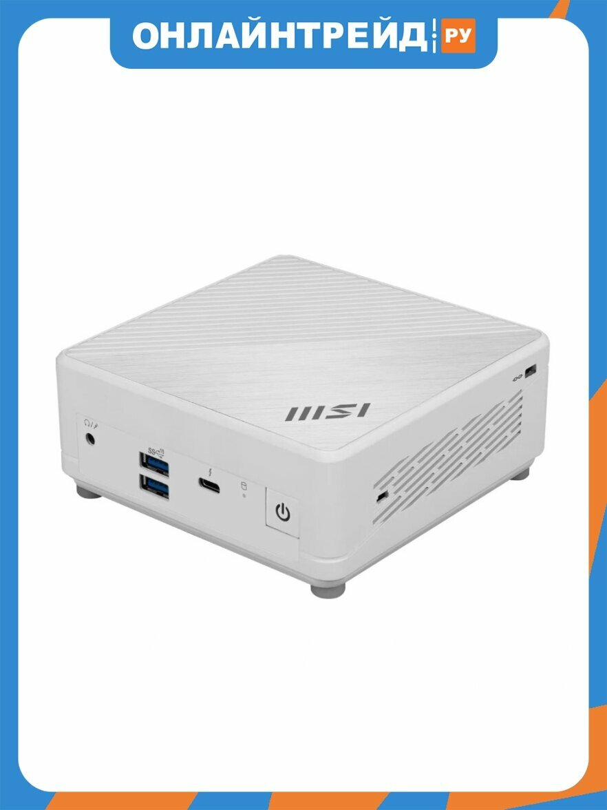 Неттоп Msi Cubi 5 1M (Core 3 100U 1.2 ГГц, 8 Гб, SSD 500 Гб, Intel Graphics, NoOS) белый